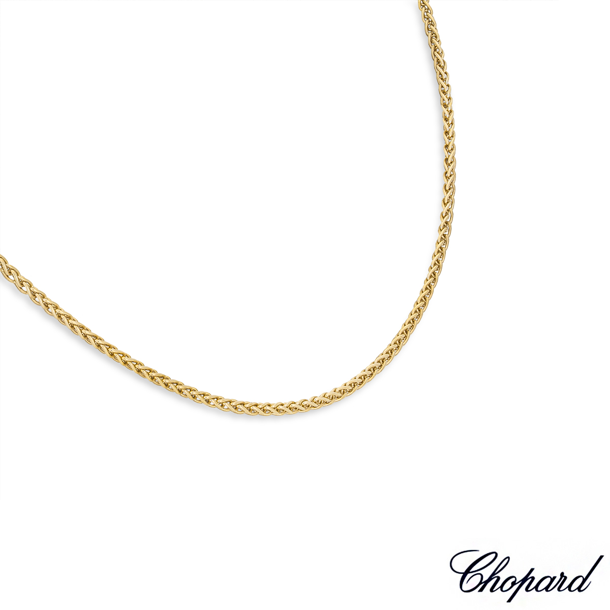 Chopard Yellow Gold 2mm Wheat Chain | Rich Diamonds
